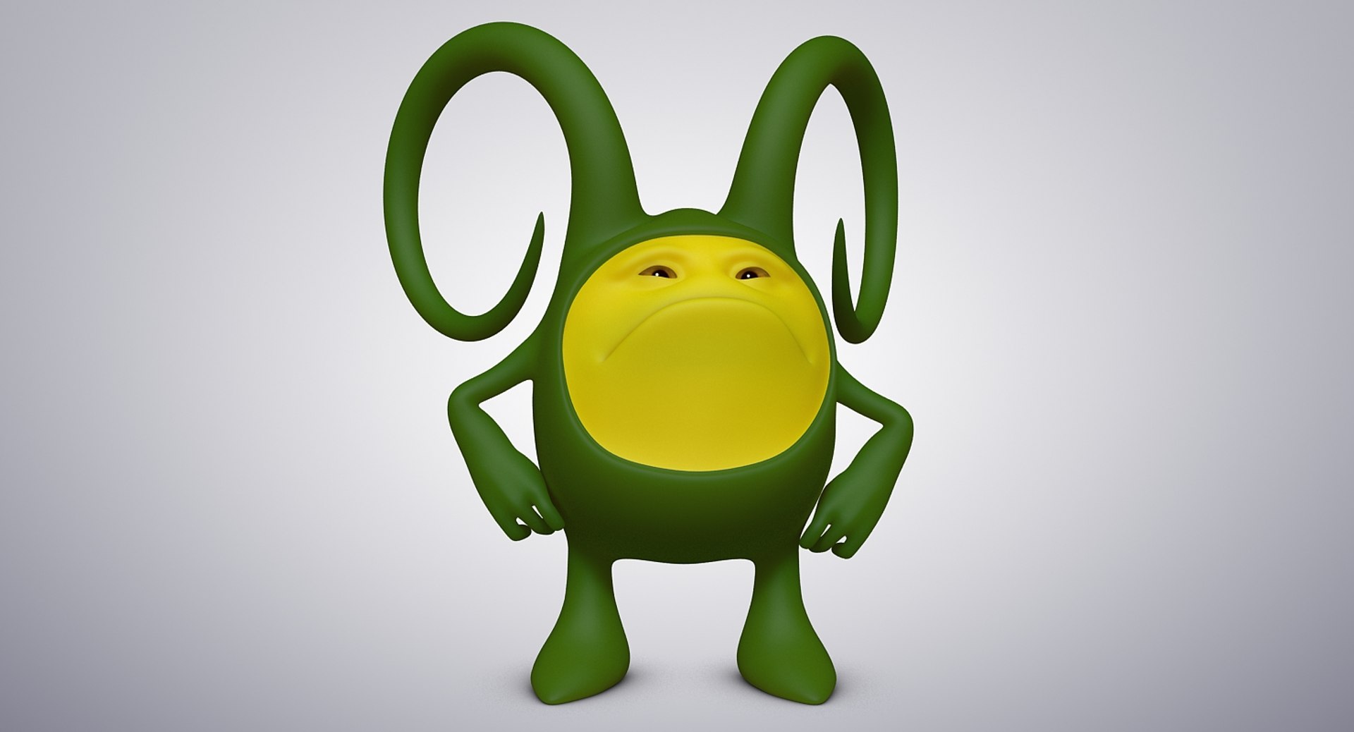 green monster rig 3d model