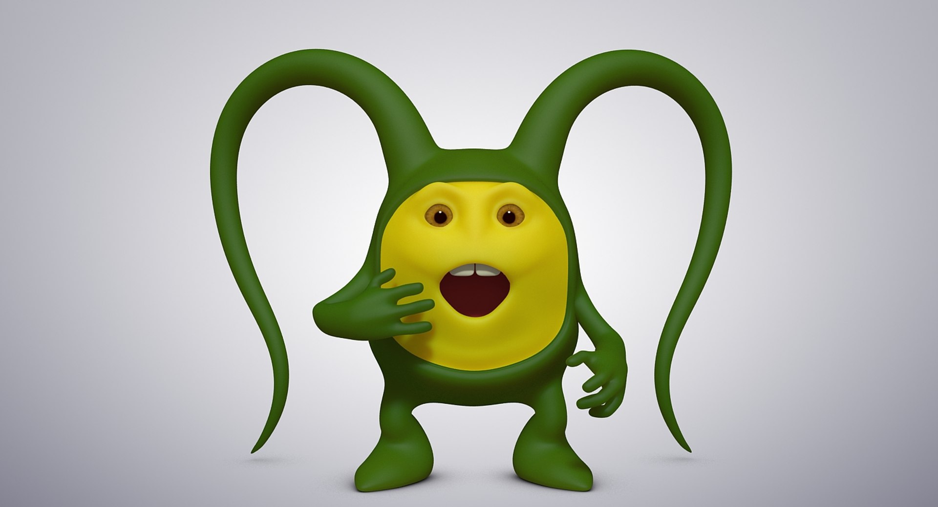 green monster rig 3d model