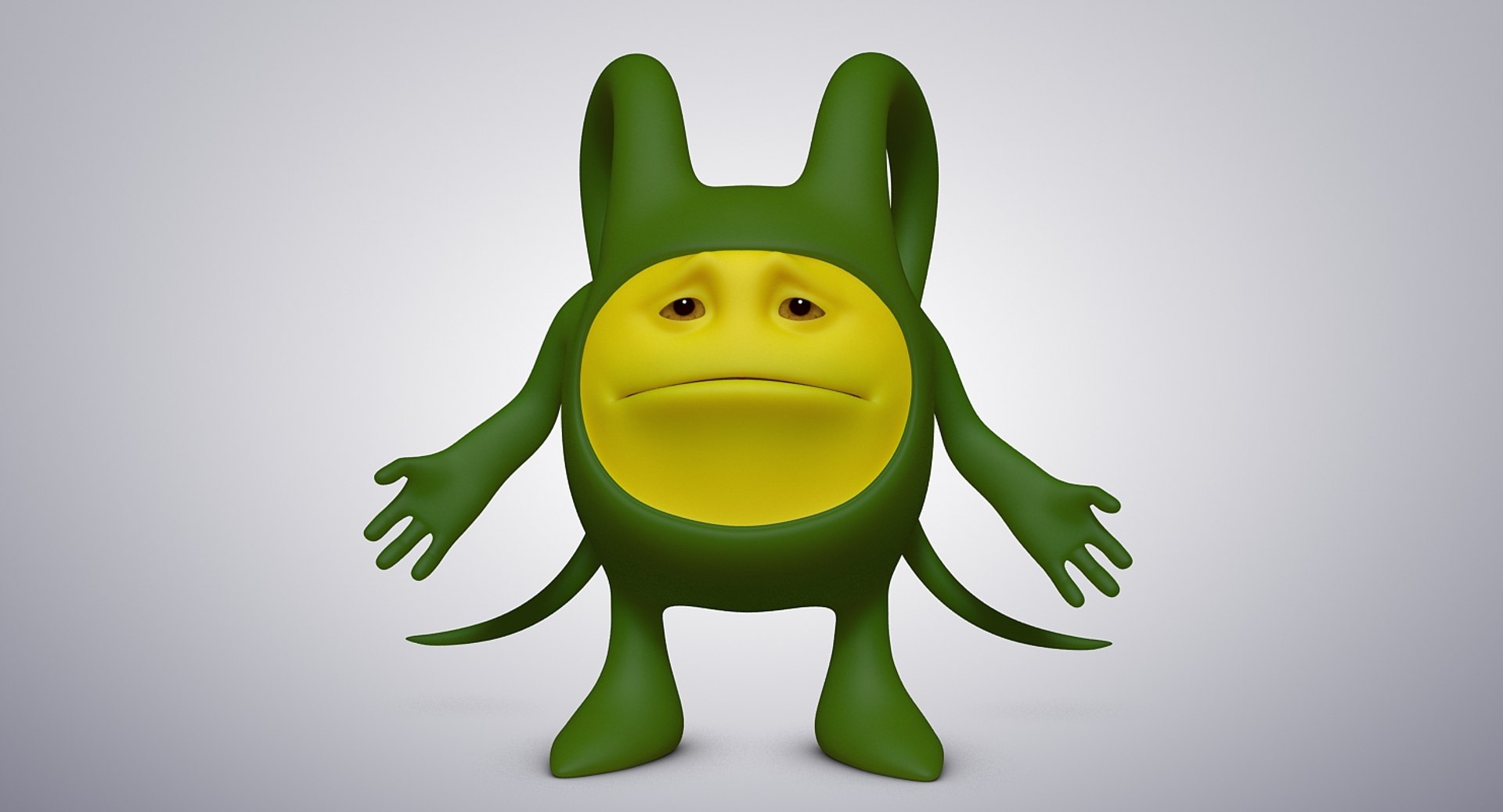 green monster rig 3d model