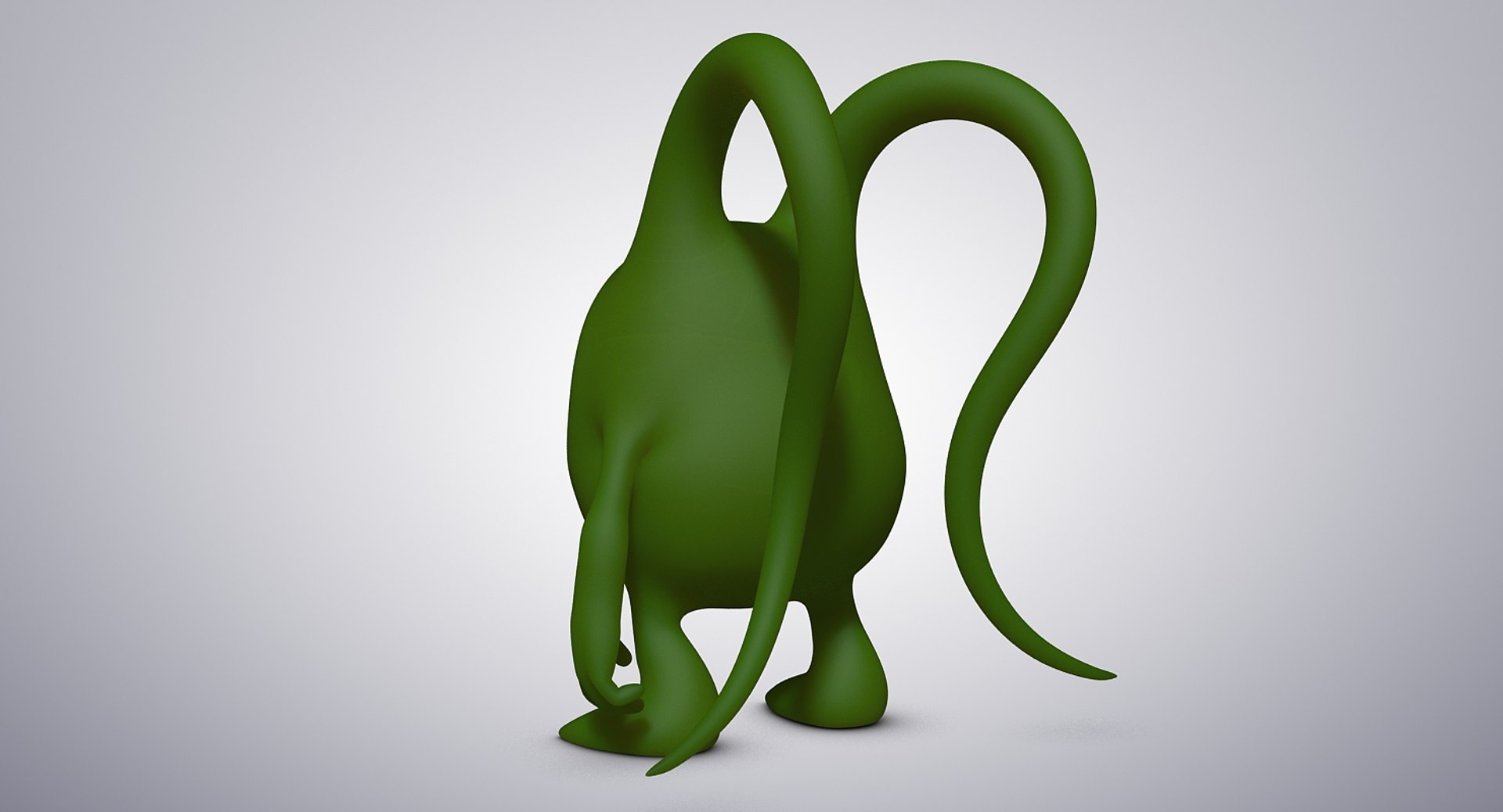 green monster rig 3d model
