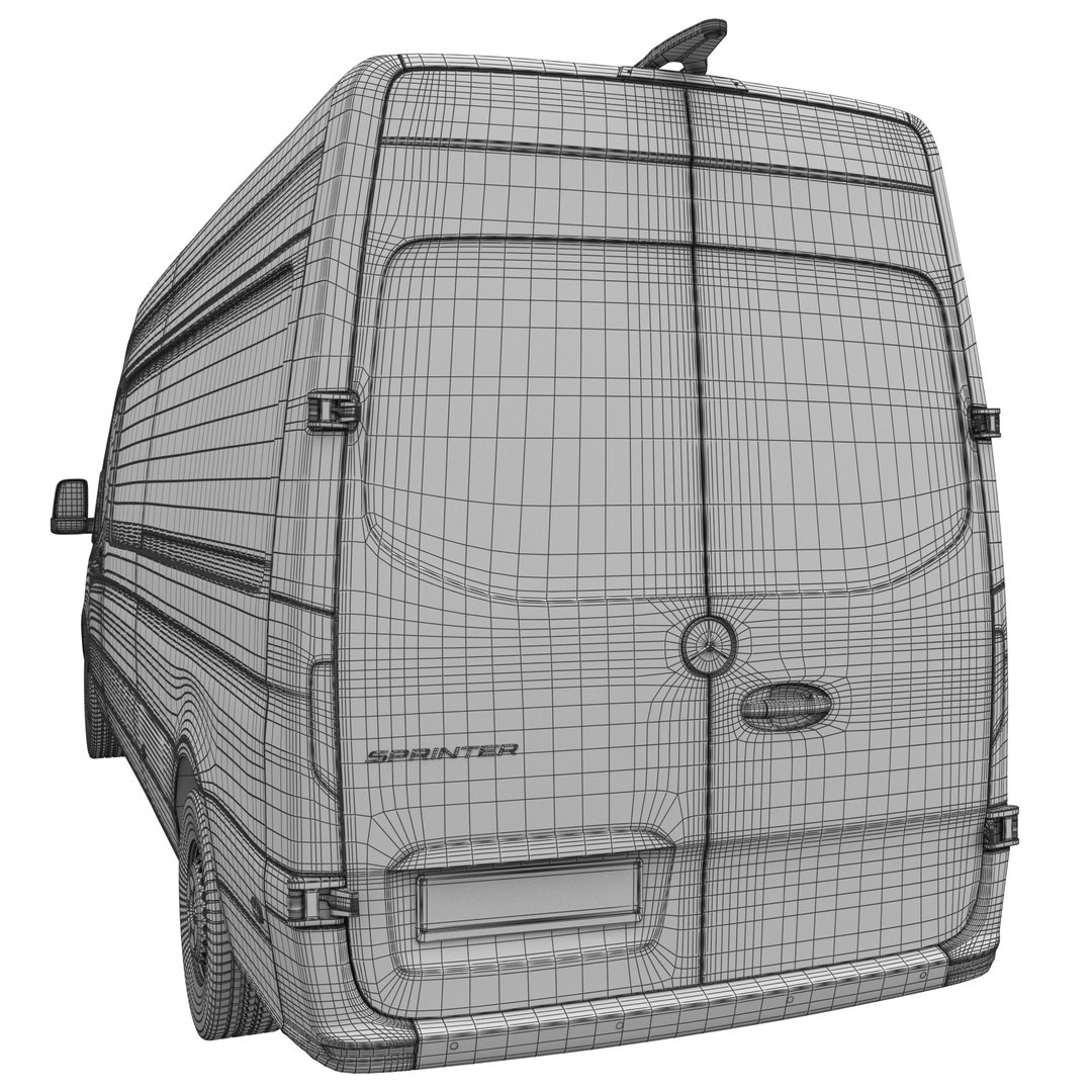 3D Sprinter Panel Van L3H2 model - TurboSquid 1770605