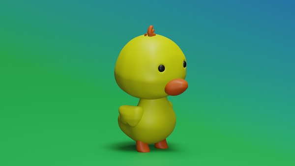 modelo 3d Duck Character - TurboSquid 2052586