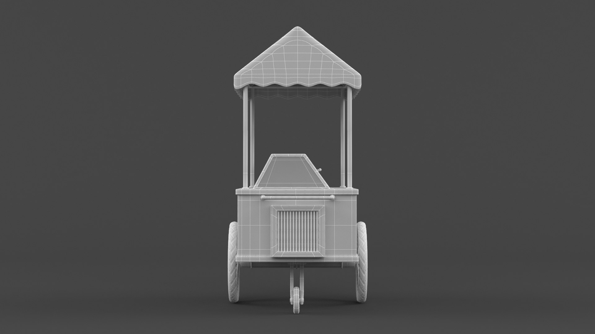 3D Ice Cream Cart - TurboSquid 1991757