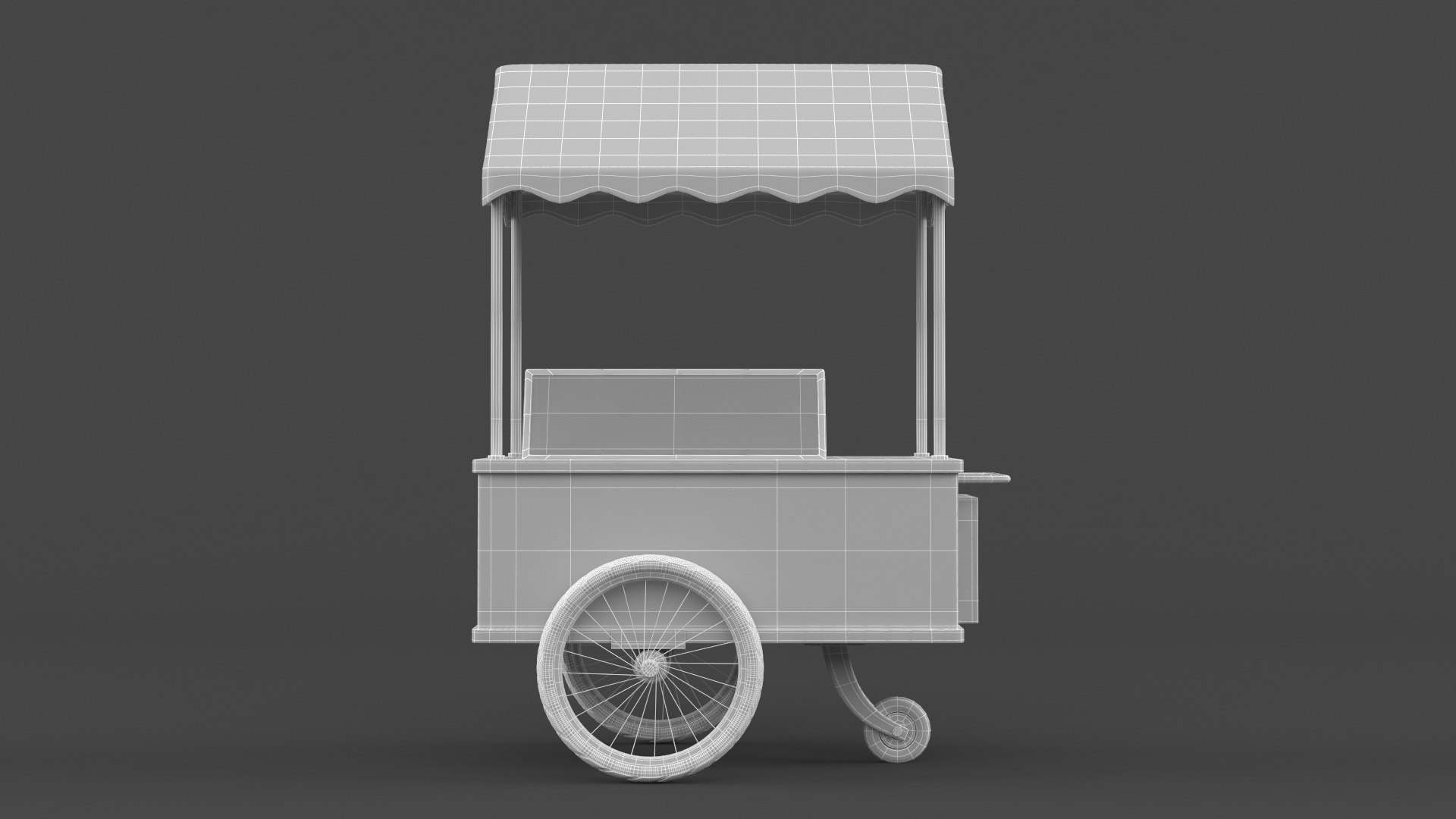 3D Ice Cream Cart - TurboSquid 1991757