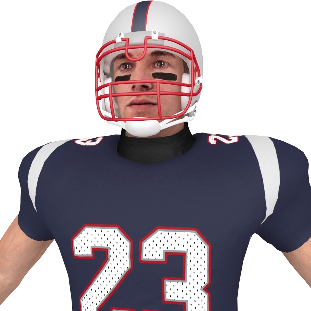 3D Model Football Player - TurboSquid 1350374