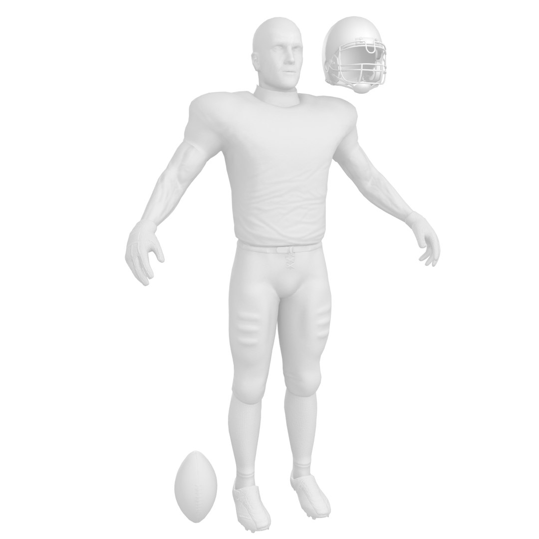 3D model football player - TurboSquid 1350374