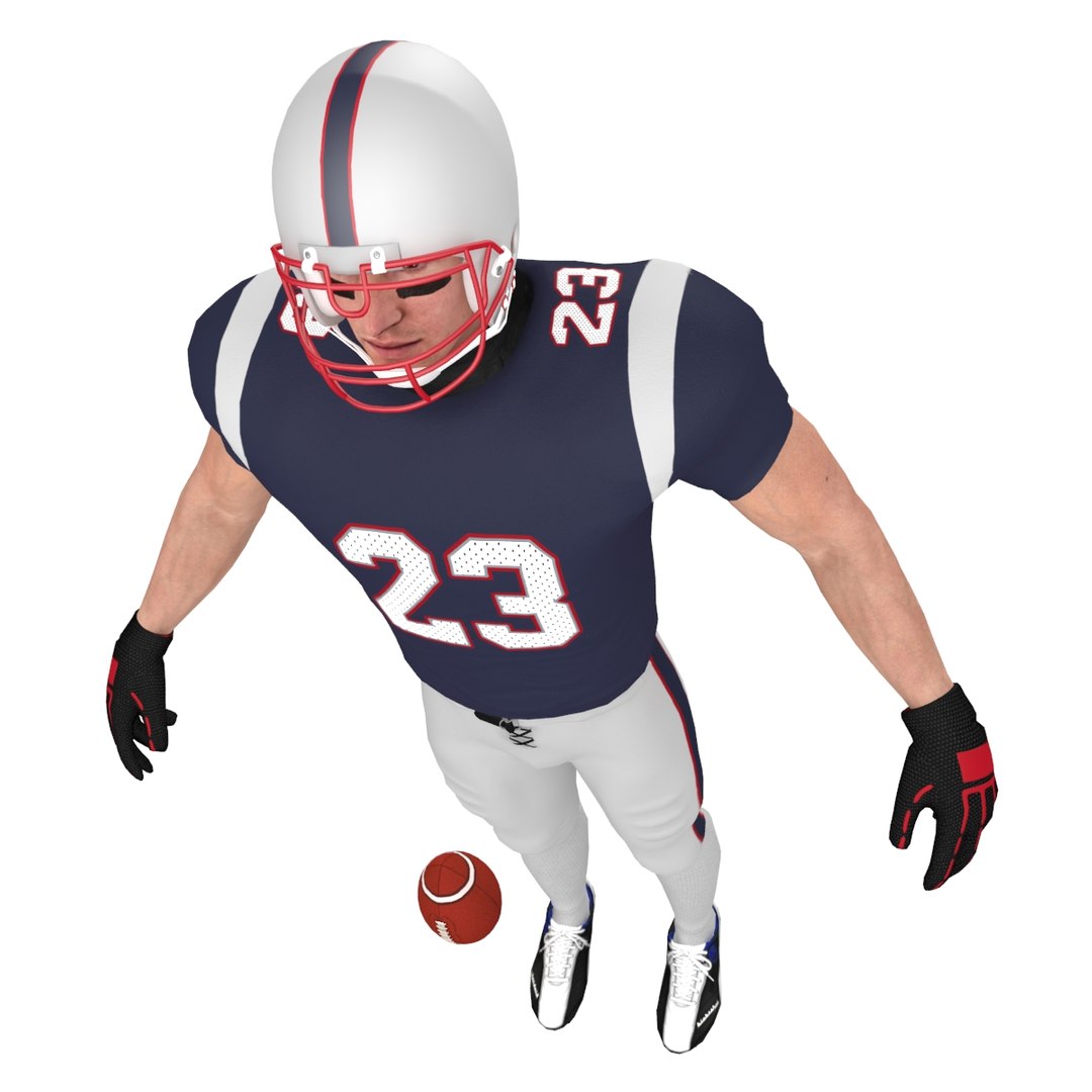3D Model Football Player - TurboSquid 1350374