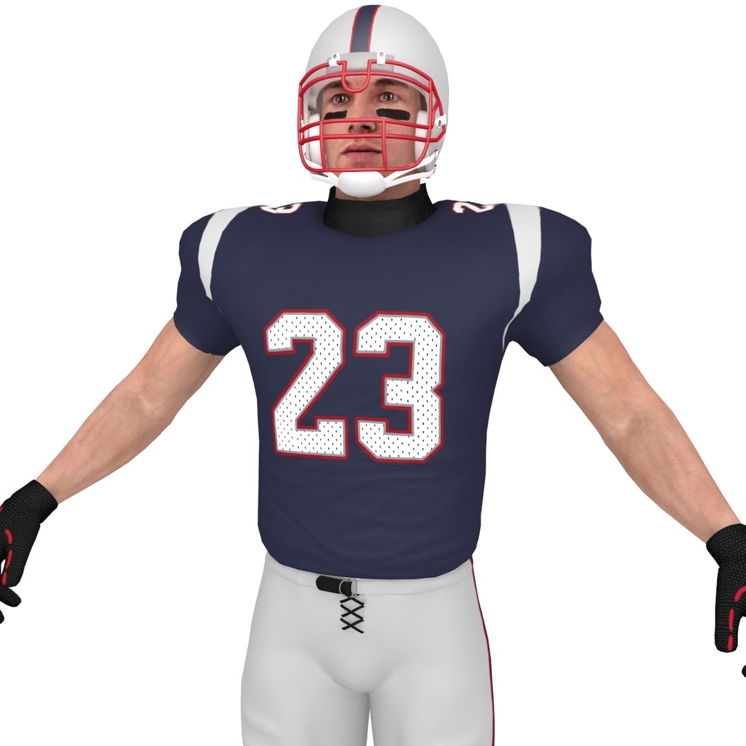 3D Model Football Player - TurboSquid 1350374