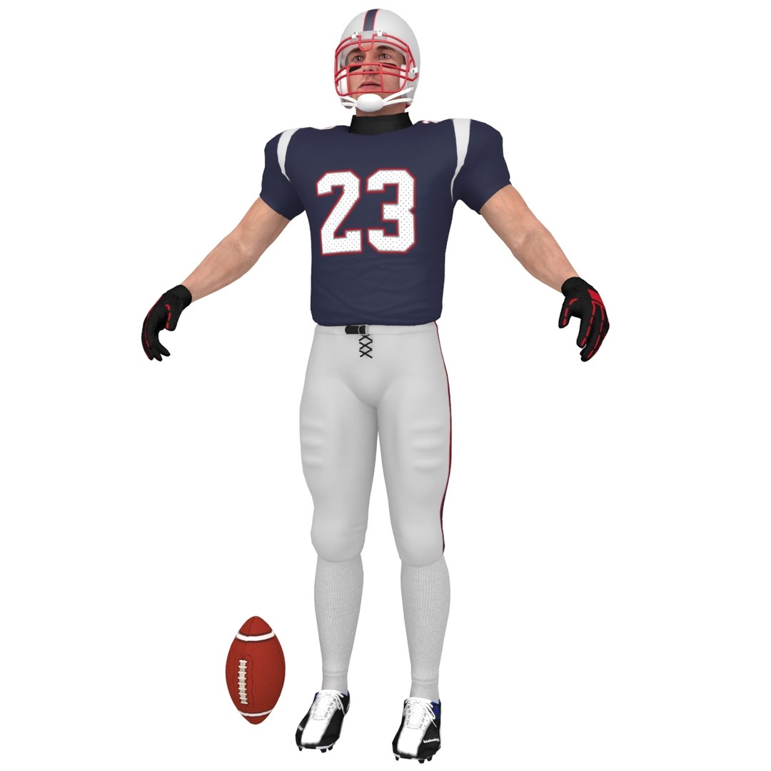 3D Model Football Player - TurboSquid 1350374