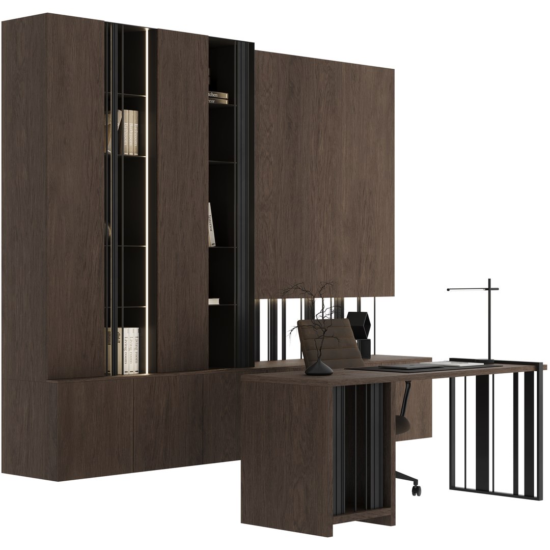 Workplace 002 3D Model - TurboSquid 2365733