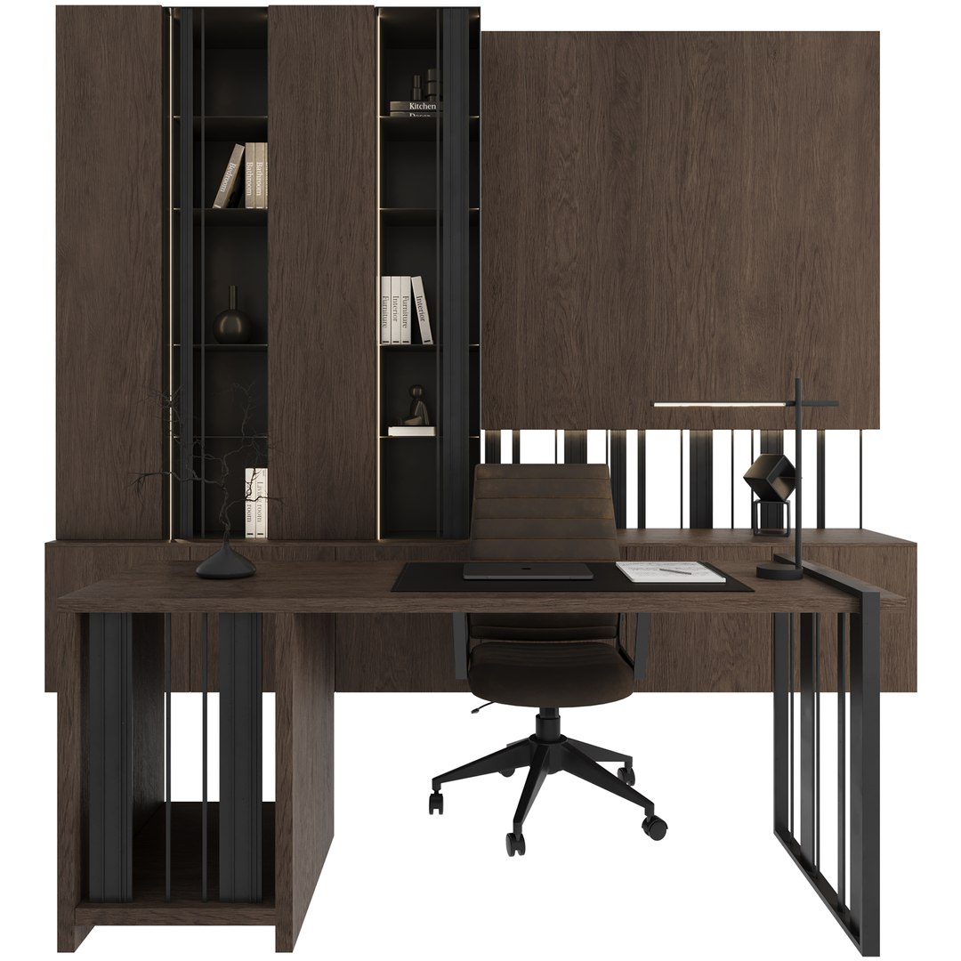 Workplace 002 3D Model - TurboSquid 2365733