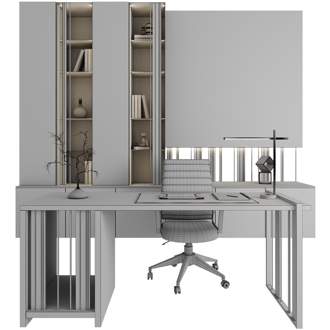 Workplace 002 3D Model - TurboSquid 2365733