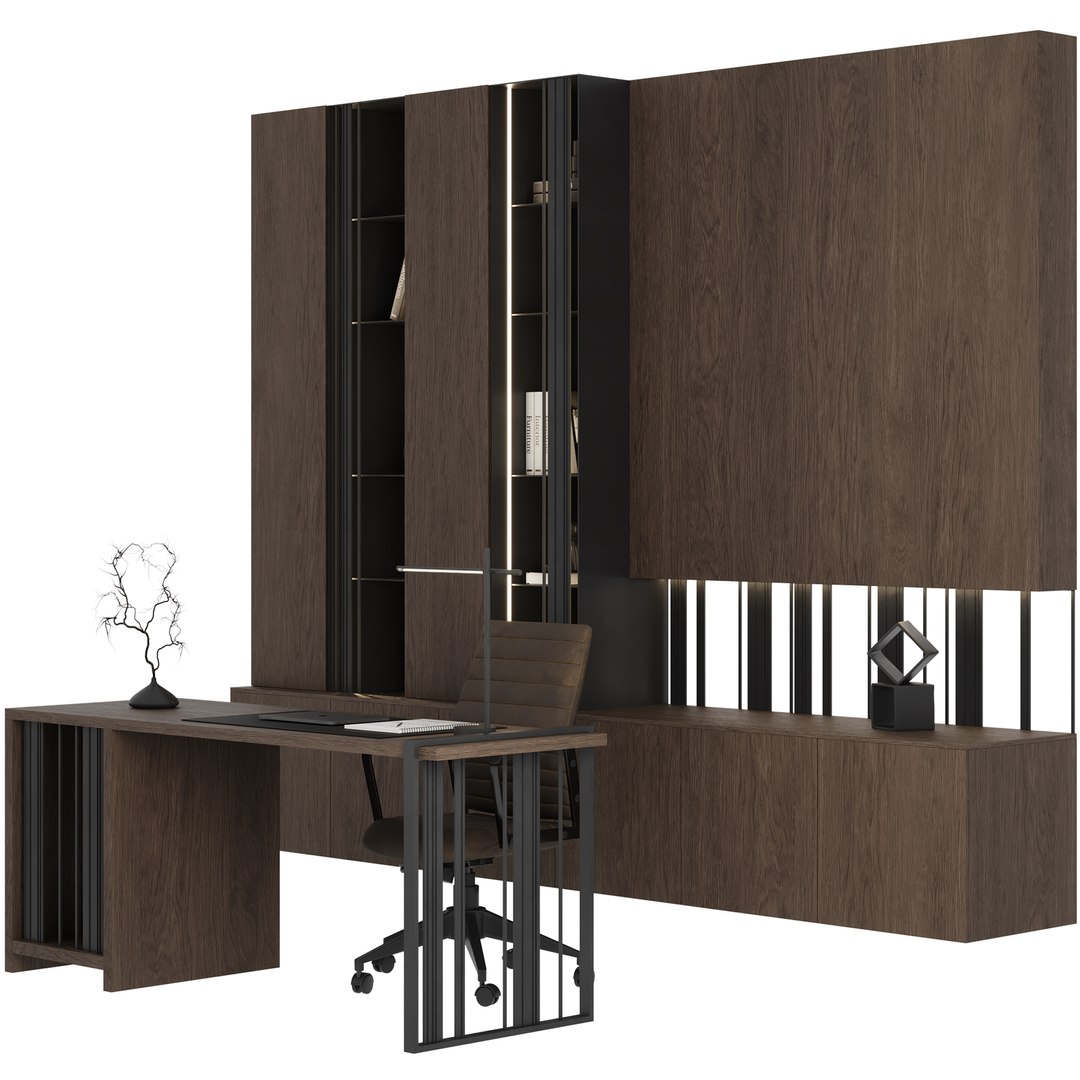 Workplace 002 3D Model - TurboSquid 2365733