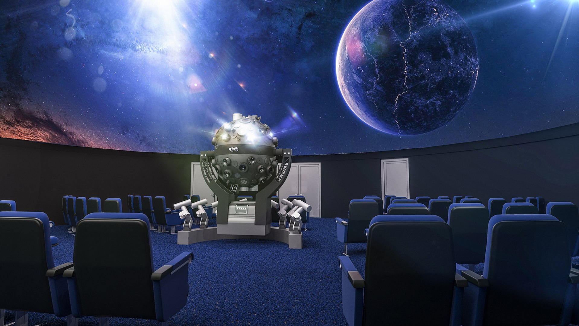 Planetarium Interior Scene 3D - TurboSquid 1377546