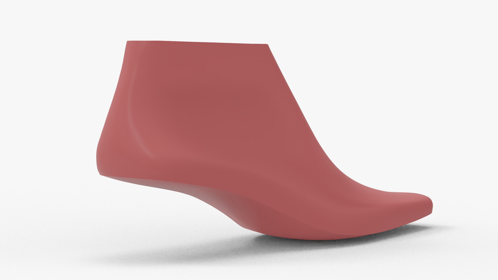Woman Square Toe Shoe Last 3D Model - TurboSquid 1807224