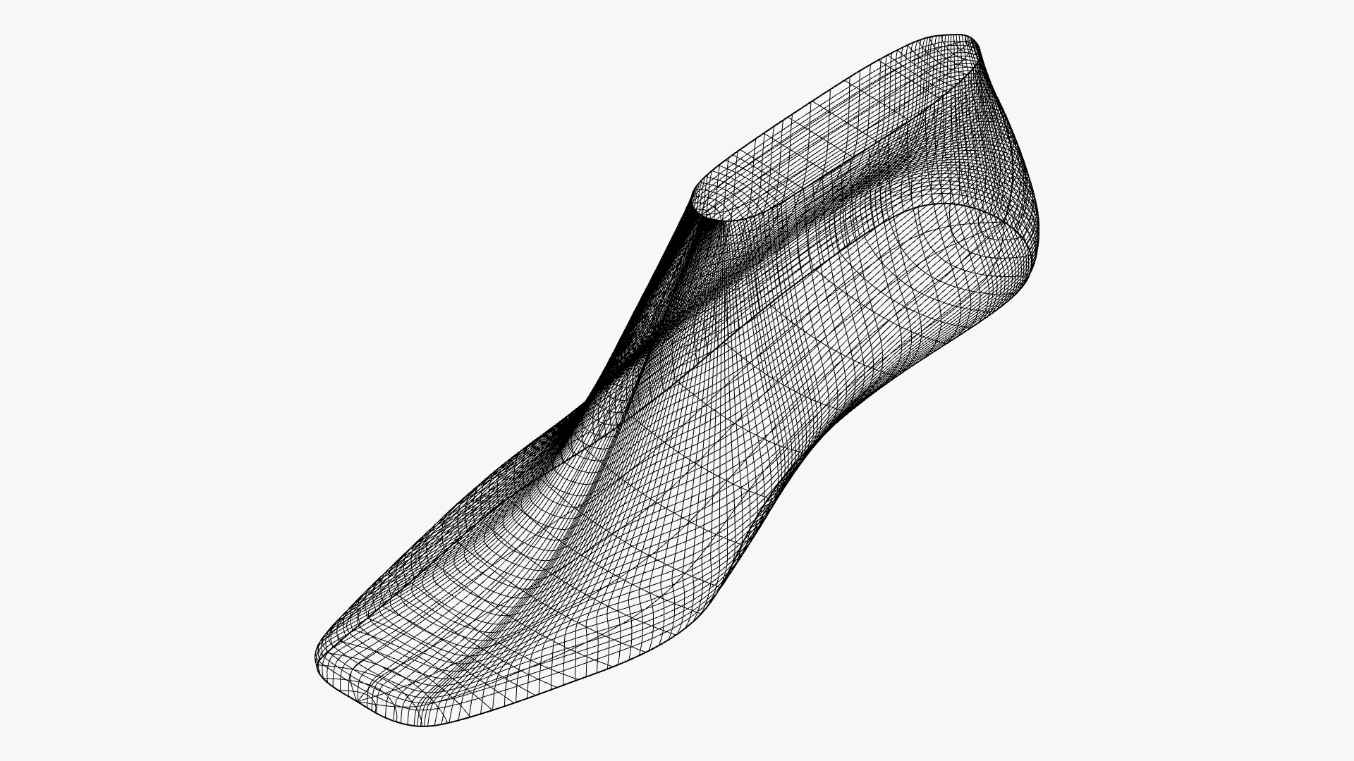 Woman Square Toe Shoe Last 3D Model - TurboSquid 1807224