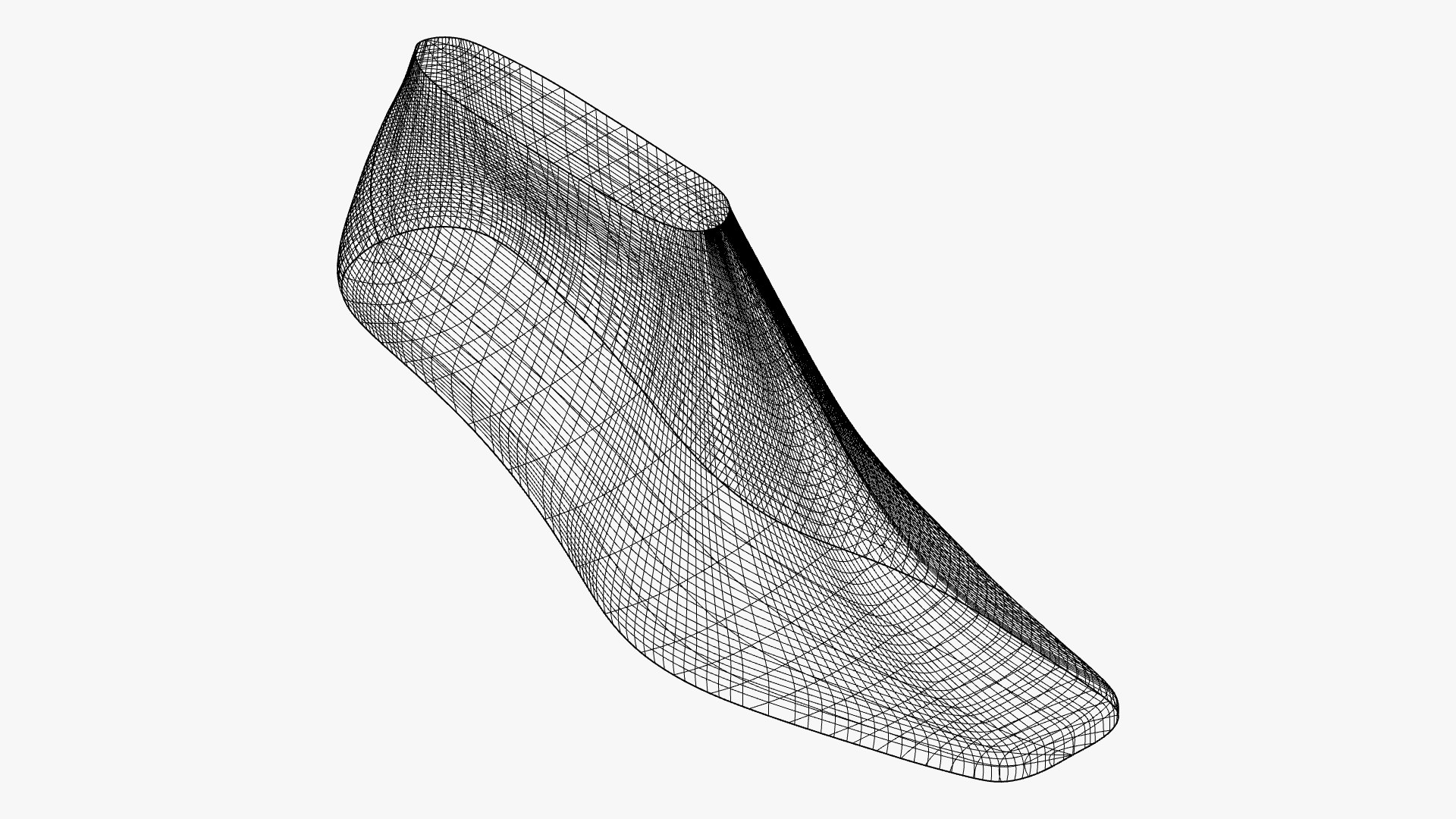 Woman Square Toe Shoe Last 3D Model - TurboSquid 1807224