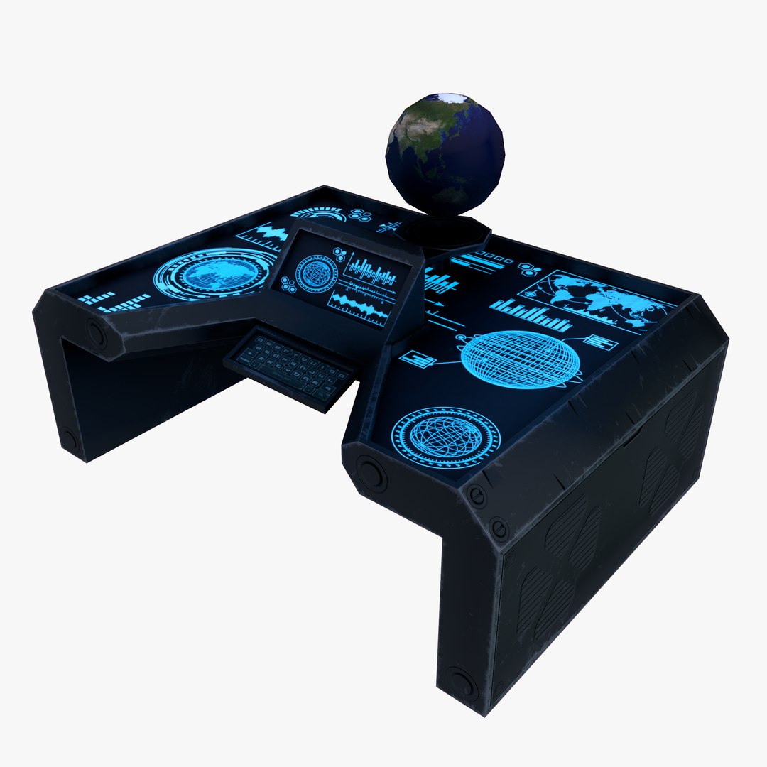 Scifi Table 3D - TurboSquid 1642034