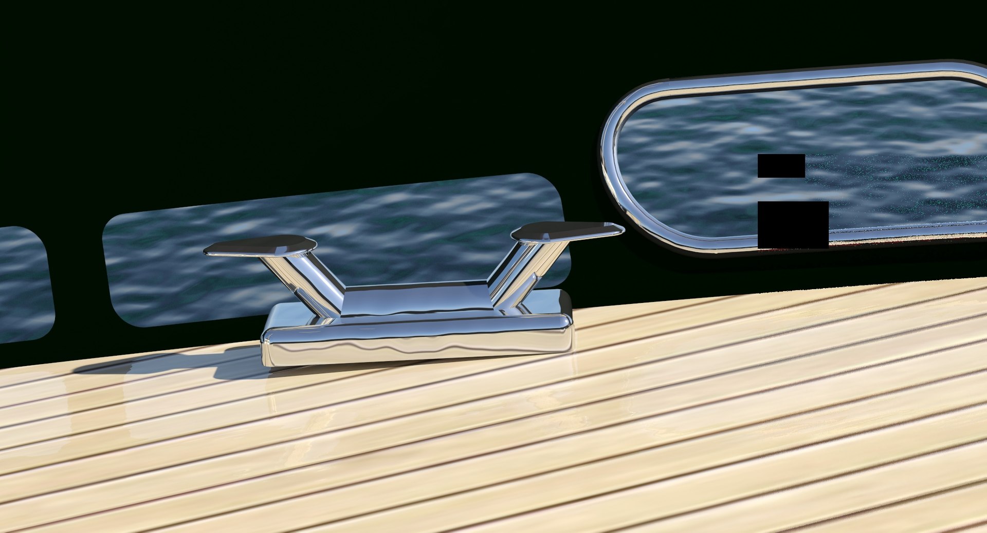 Bollards Quay 3d Model