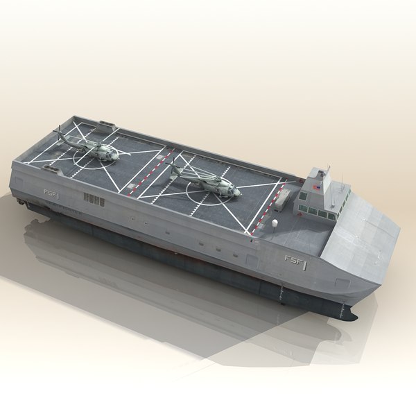 3d model of uss sea fighter