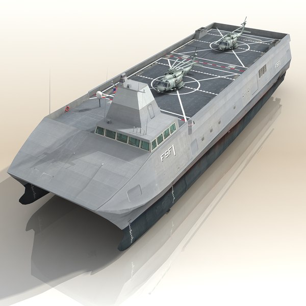 3d model of uss sea fighter