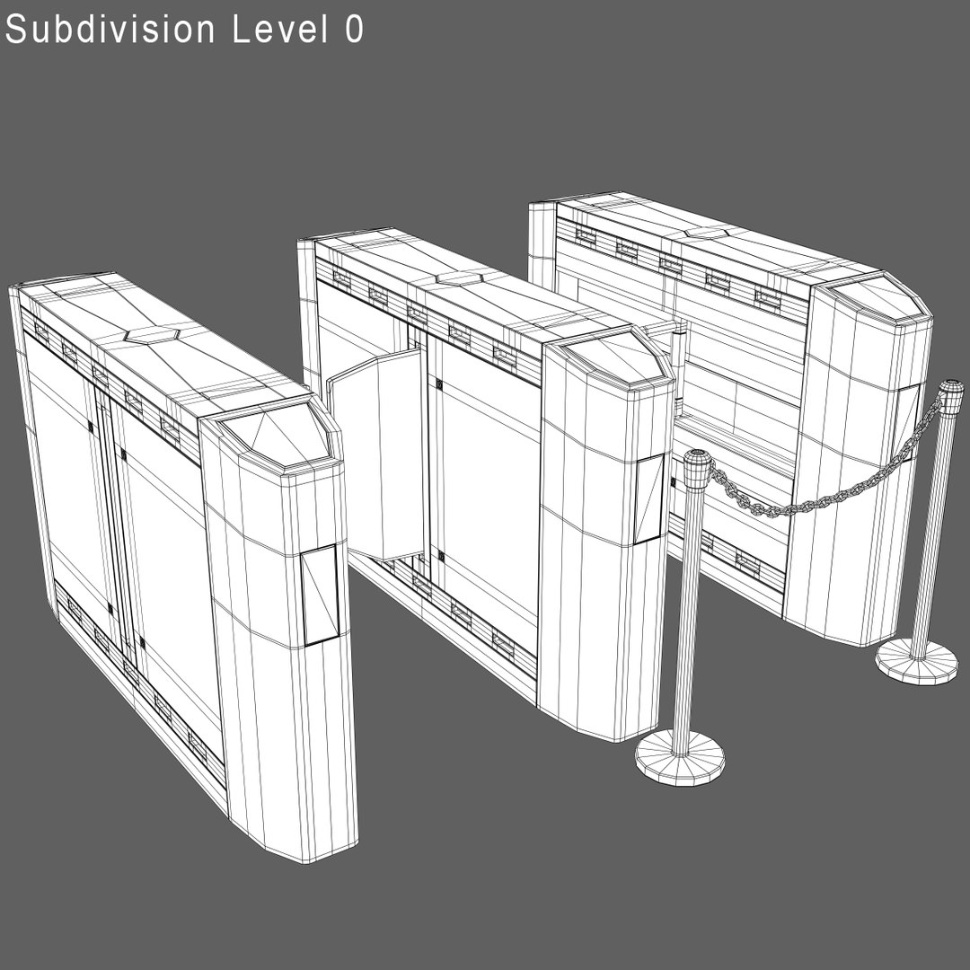 3d Model Intelligent Flap Gate