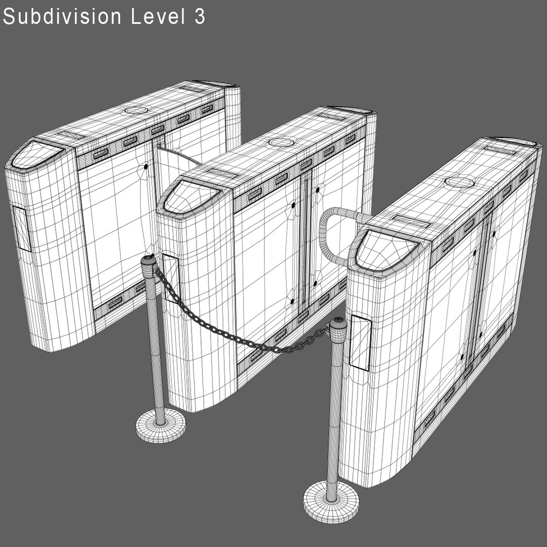 3d Model Intelligent Flap Gate