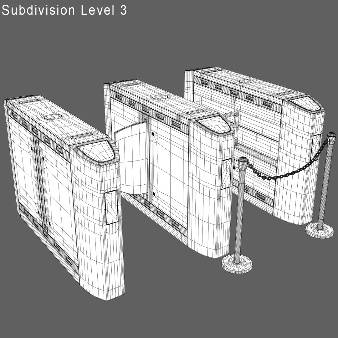 3d Model Intelligent Flap Gate