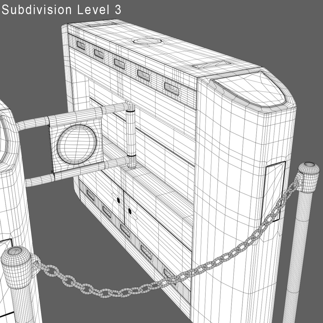 3d Model Intelligent Flap Gate