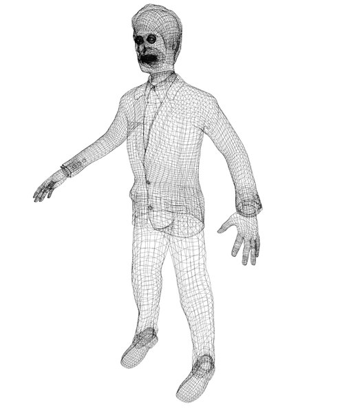 modelo 3d humano 001 - TurboSquid 2014492