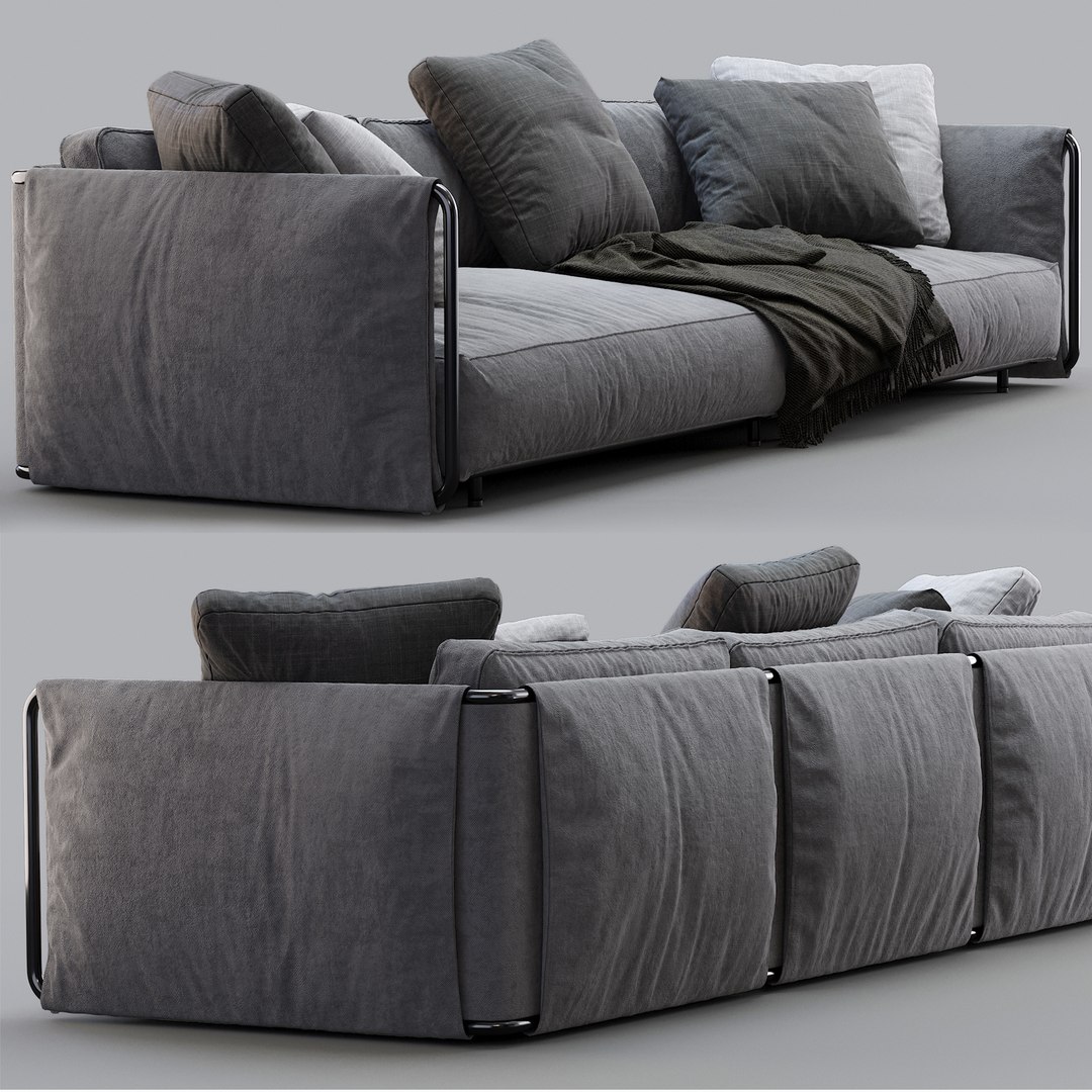 Flexform Sofa Edmond 3D Model - TurboSquid 1566967