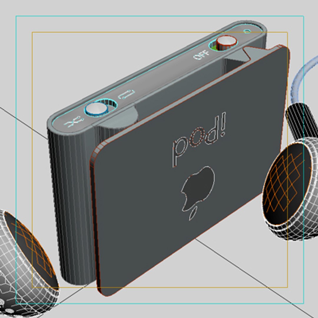 Apple Ipod 5 2g 3d Model