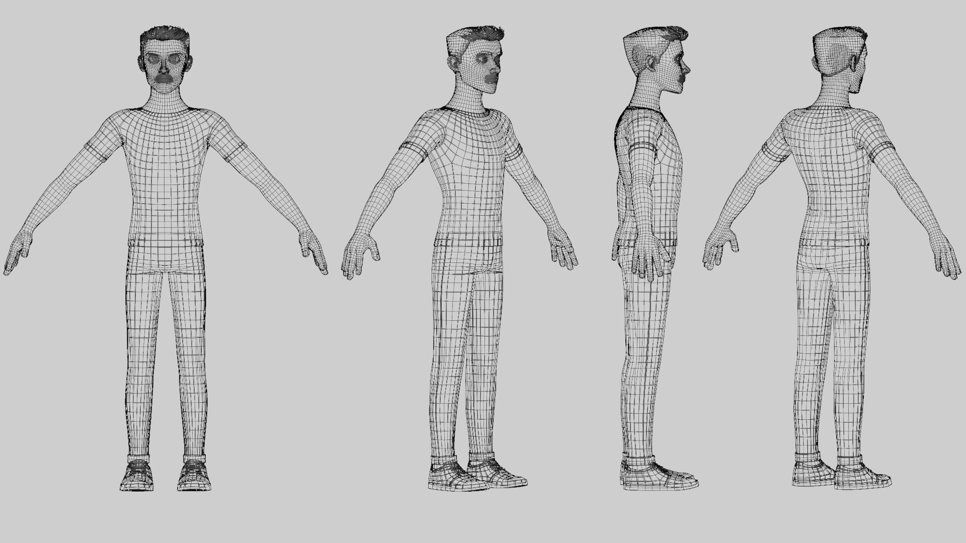 Arthur Cartoon Man 3D - TurboSquid 2229395