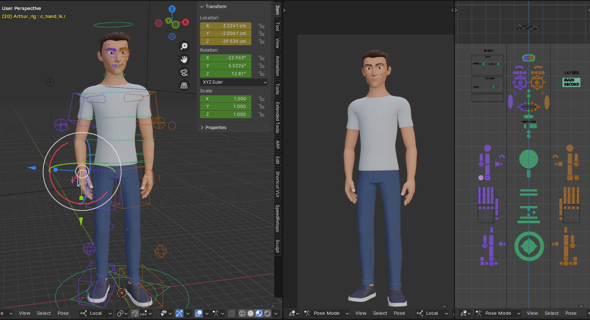 Arthur Cartoon Man 3D - TurboSquid 2229395