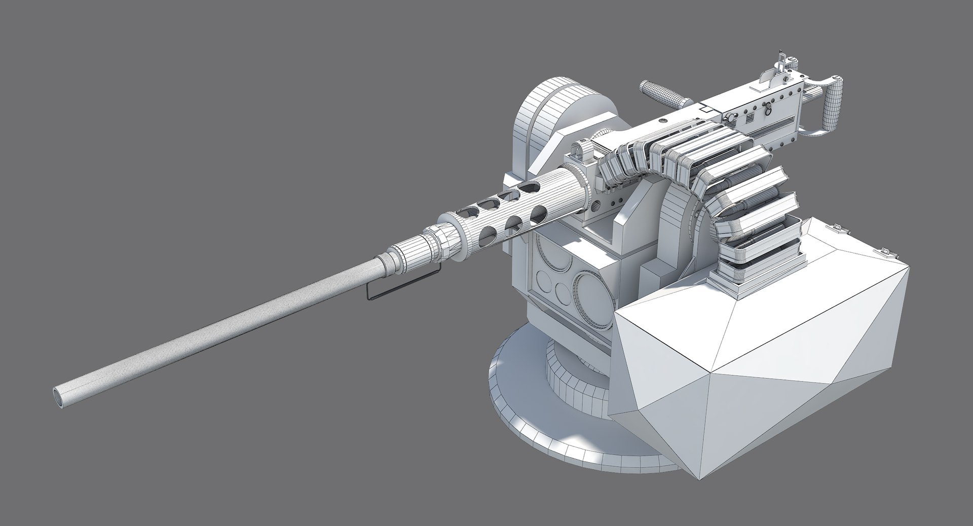 3D Model M2 Browning Crows - TurboSquid 1170760