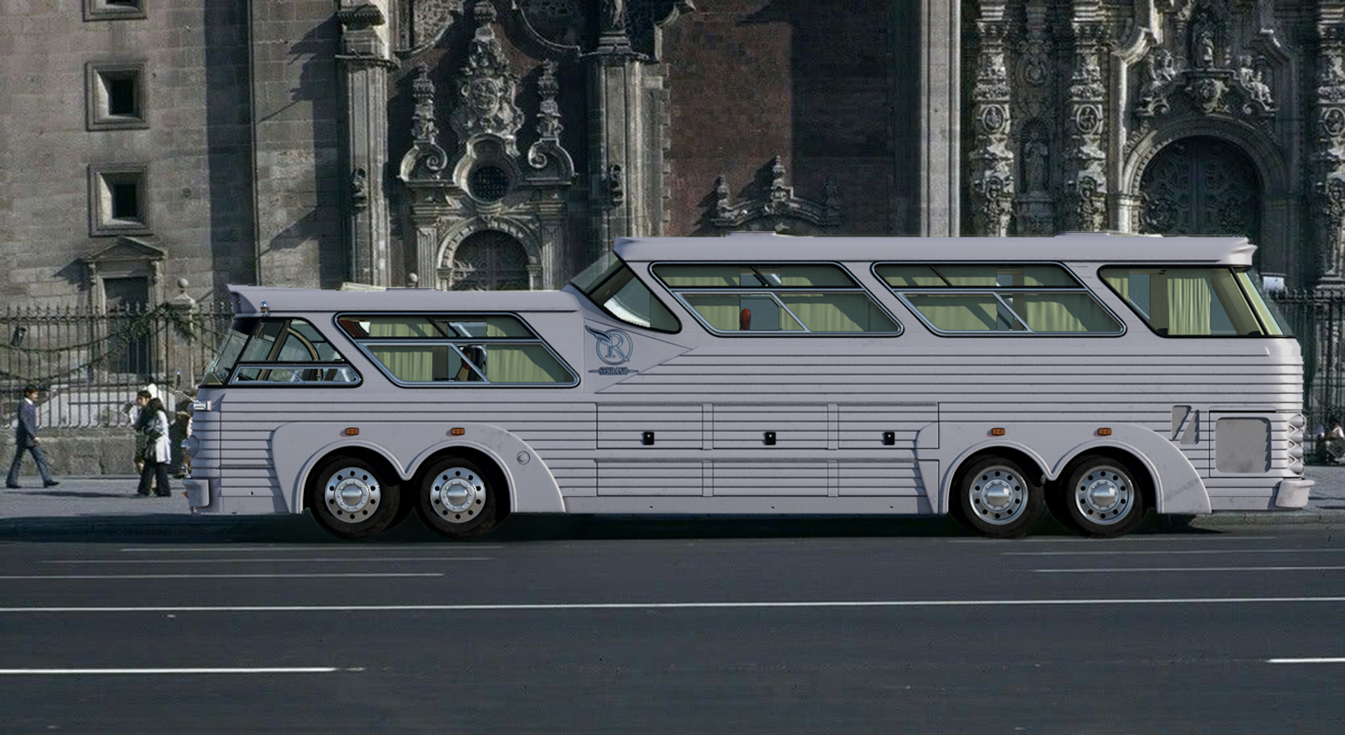 Sultana 1973 bus model - TurboSquid 1422363