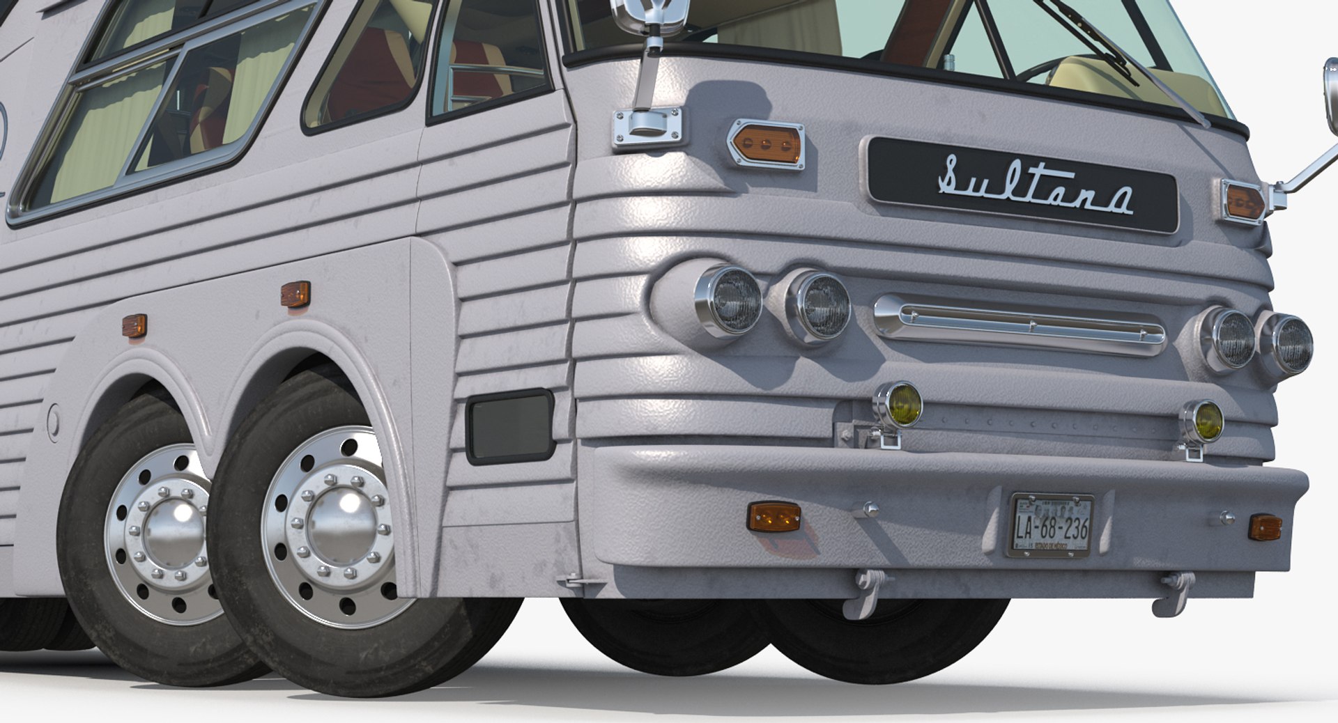 Sultana 1973 bus model - TurboSquid 1422363