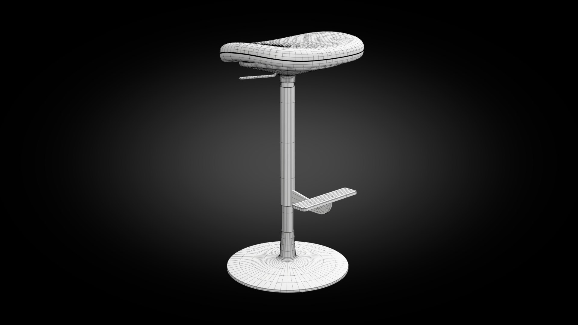 Pilat Fully Upholstered Seat Without Back 3D Model - TurboSquid 2349135