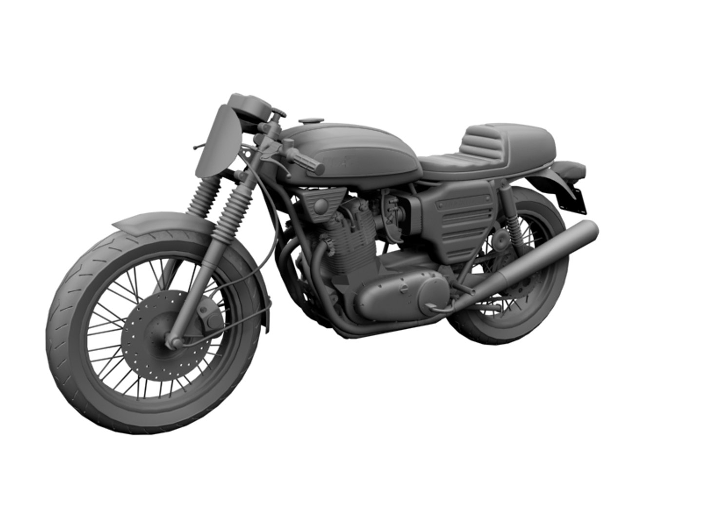 bsa rocket 3 racer 3d model