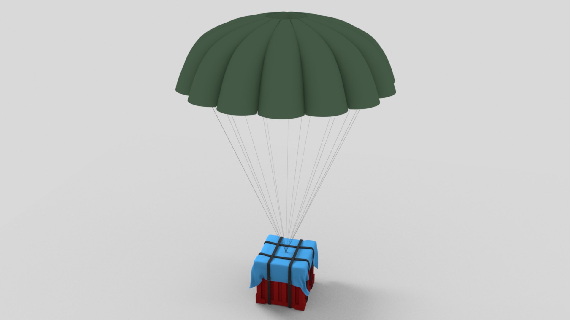 Pubg Airdrop Parachute 3D - TurboSquid 1532802