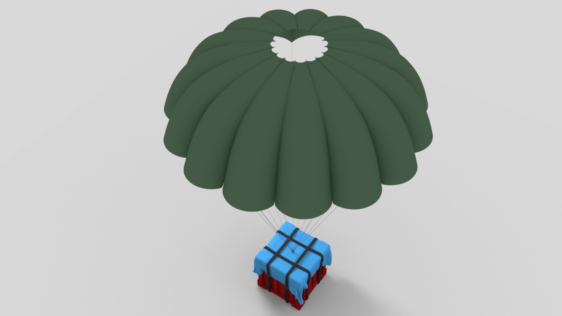 Pubg Airdrop Parachute 3D - TurboSquid 1532802