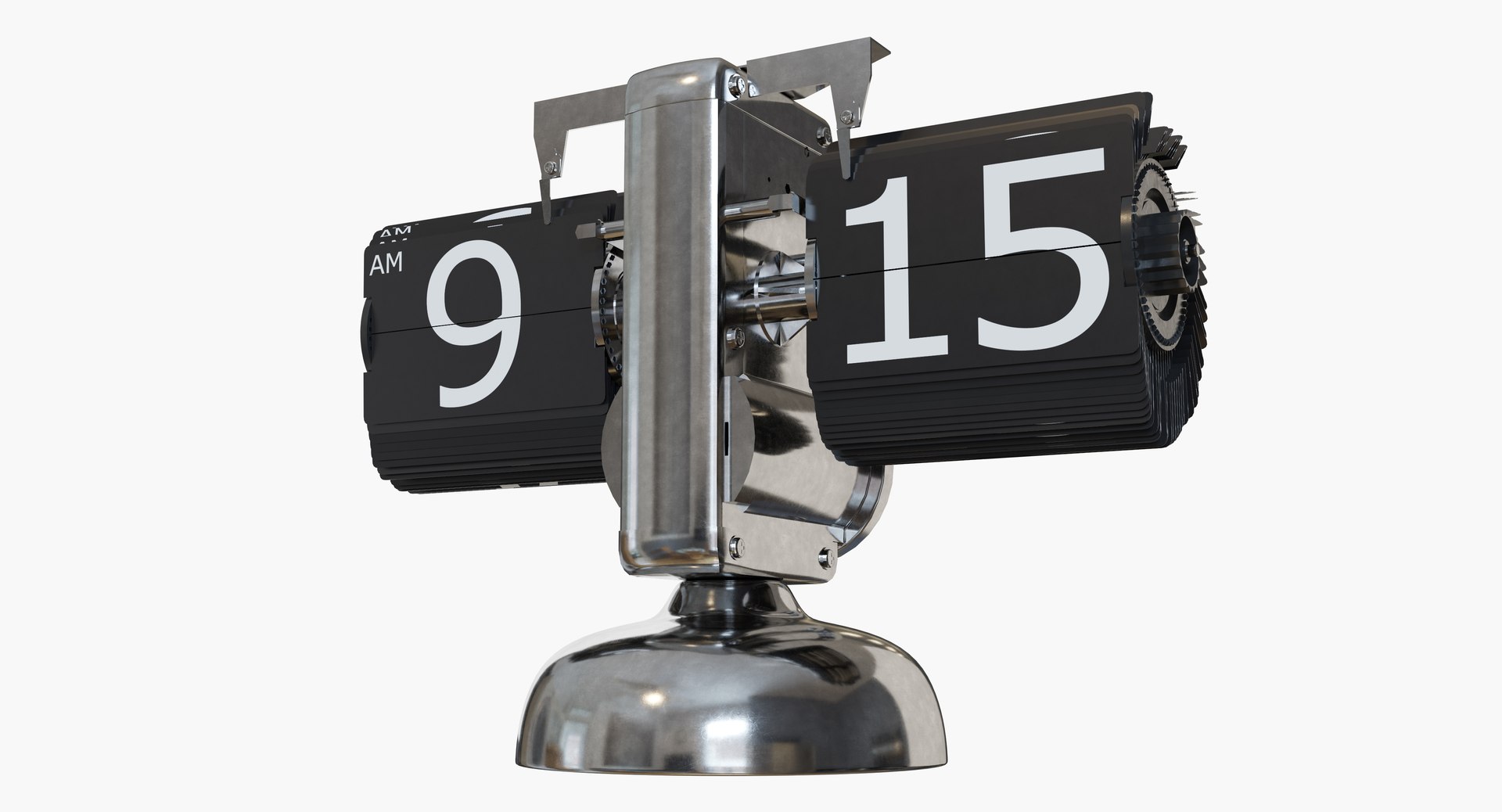 3D Retro Flip Clock - TurboSquid 1337984