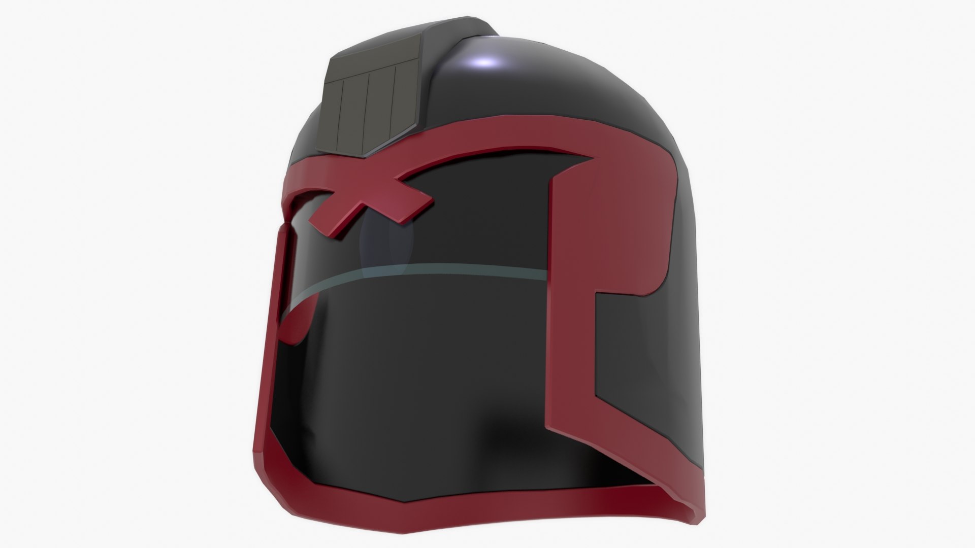 Judge Dredd Helmet 3D Model - TurboSquid 1984229