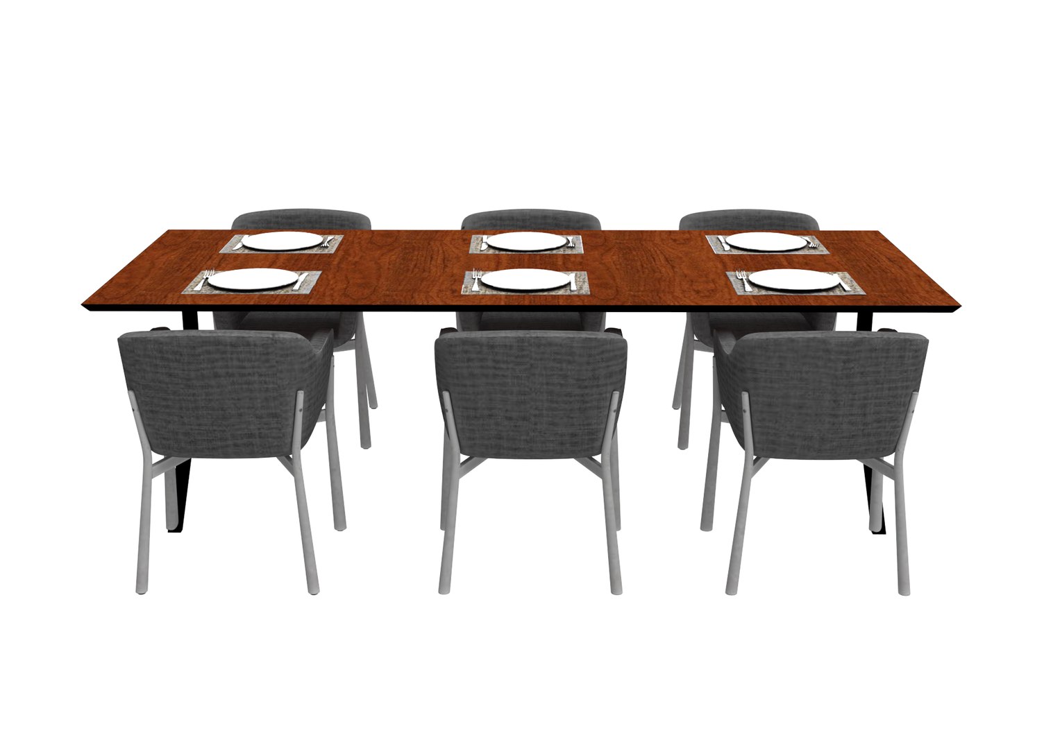 Dining Table 02 3D Model - TurboSquid 2172724