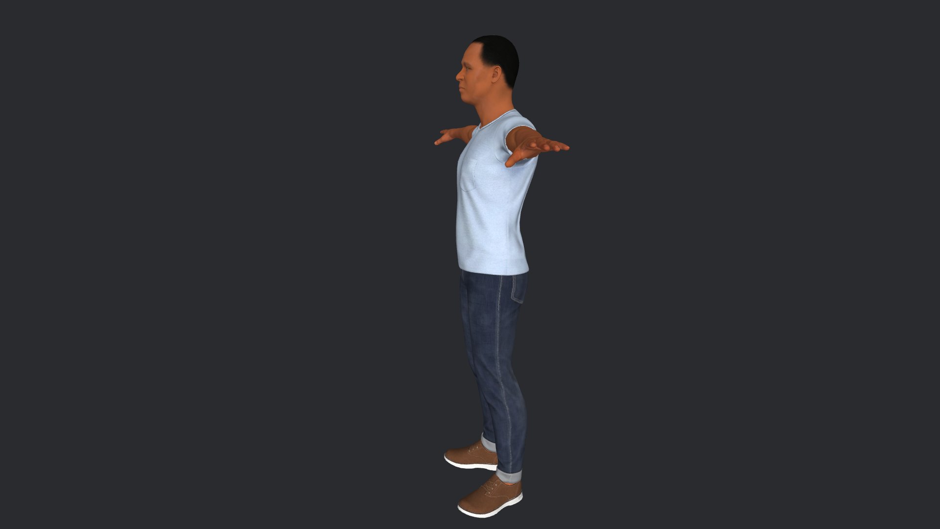 3D Keith Mitchell Hyper Realistic Full Body Fully Rigged 3D Character ...