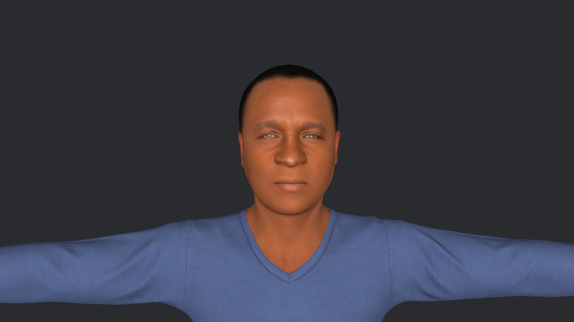 3D Keith Mitchell Hyper Realistic Full Body Fully Rigged 3D Character ...