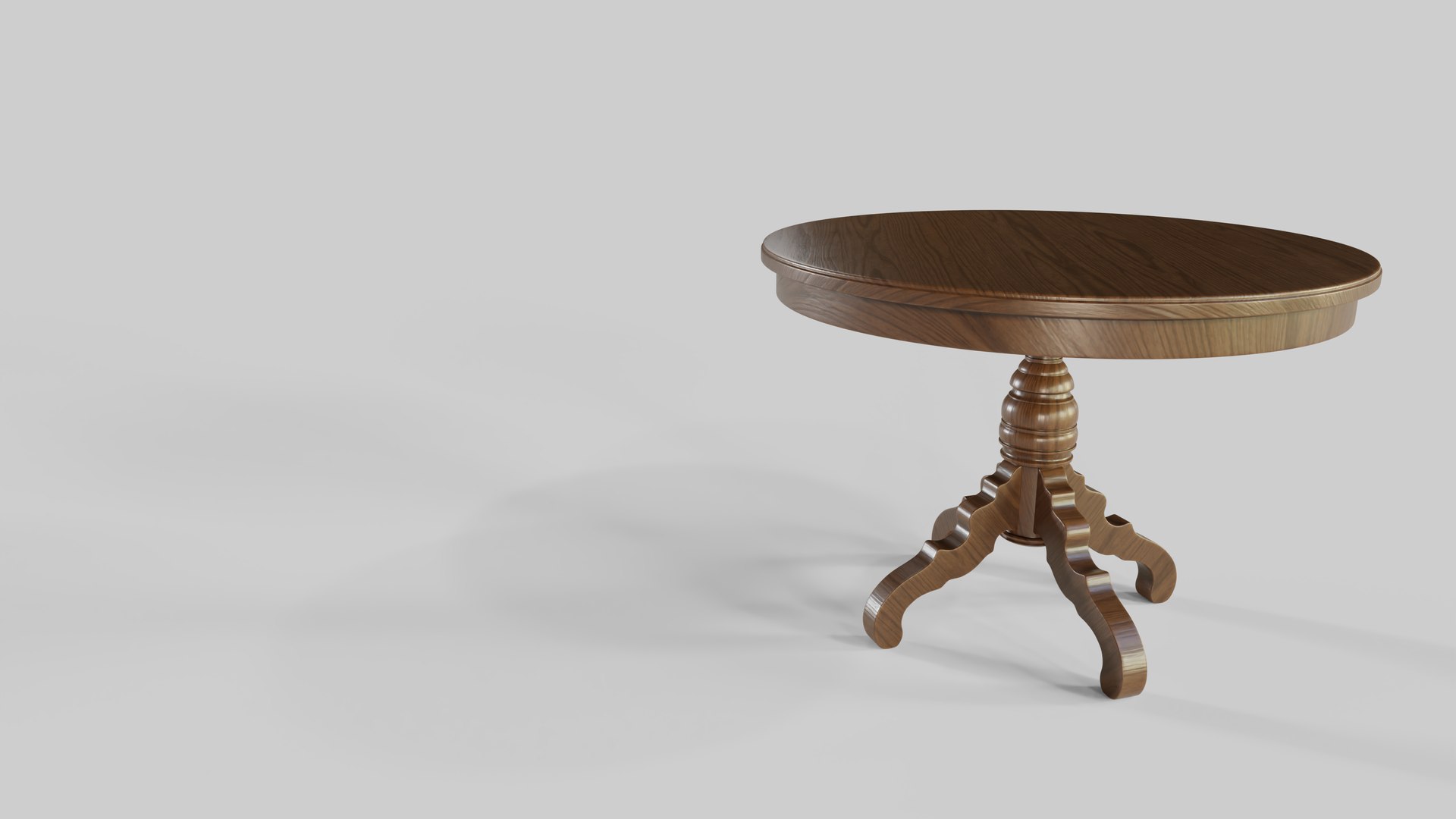 Wooden Table Low-poly Model 3D - TurboSquid 1835277