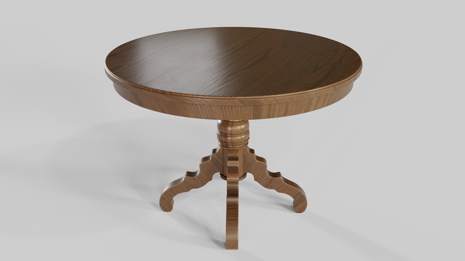 Wooden Table Low-poly Model 3D - TurboSquid 1835277