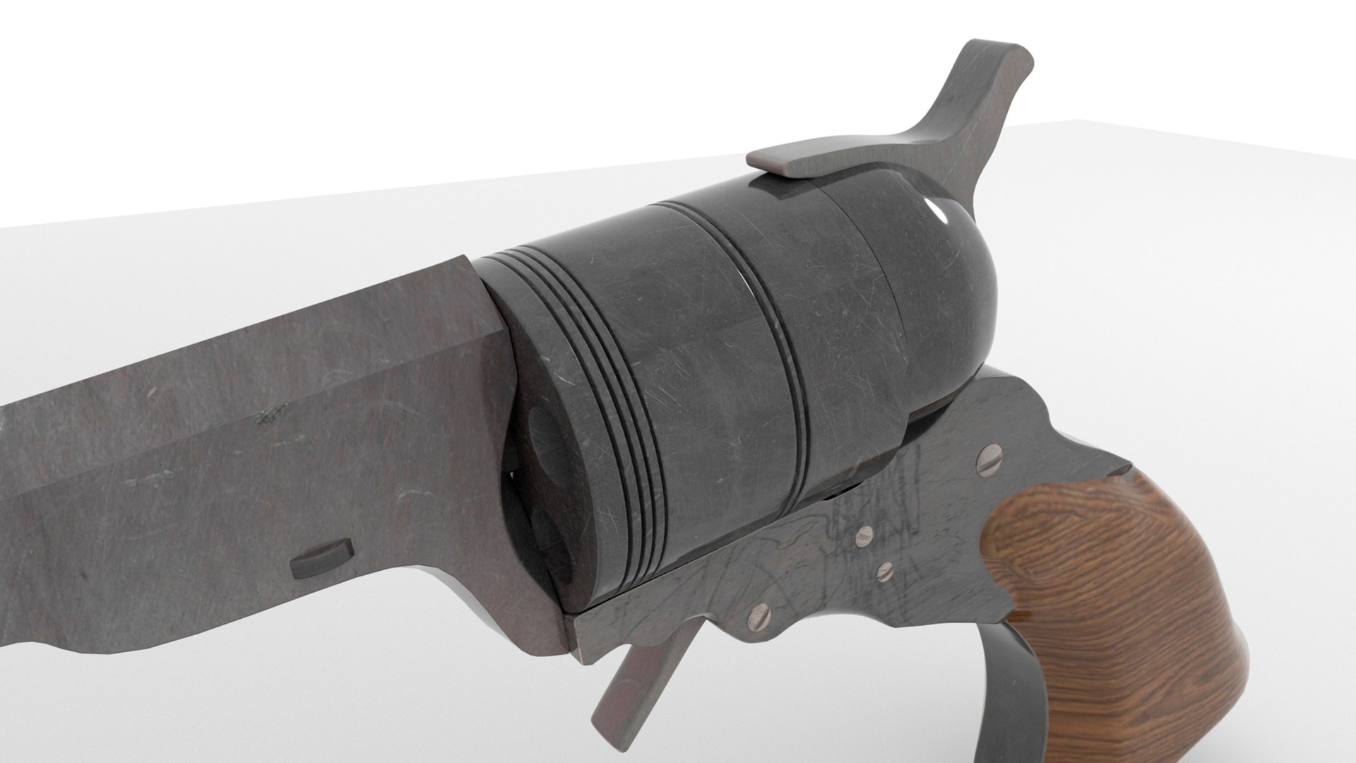 Colt paterson 1836 3D model - TurboSquid 1302512