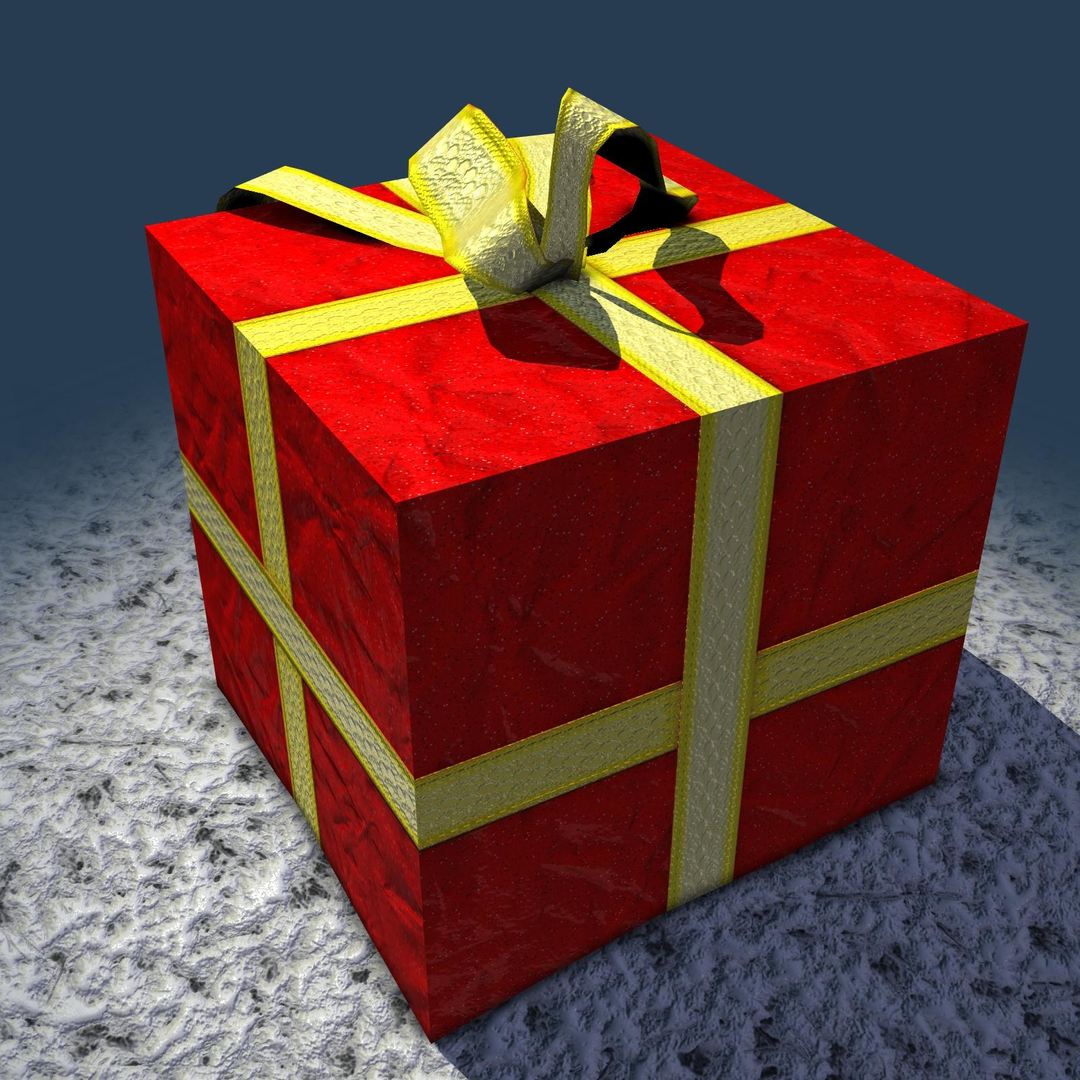 3d Obj Christmas Tree Presents